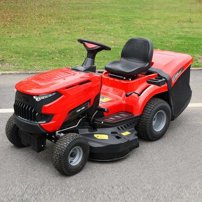 China CE Certified Riding Lawn Mower with 586cc V-Twin Engine and 40.2 Inch Cutting Width Featuring 245L Grass Catcher for sale