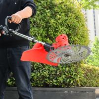 China 21V 550W Brushless Cordless Brush Cutter with 1.3KG Lightweight Lithium Battery Grass Trimmer for sale