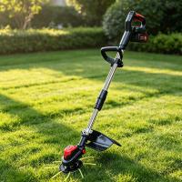 China 21V Lithium Brush Cutter Battery Powered — Cordless Grass Cutting Machines Grass Trimmer with Brushless Motor for Weed & Brush Clearing for sale