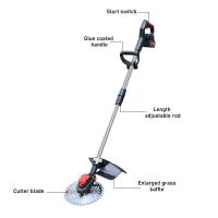 China The 21V Brushless Cordless Brush Cutter with D-handle loop shaft enables one-hand steering - easier maneuvering around trees and corners. for sale