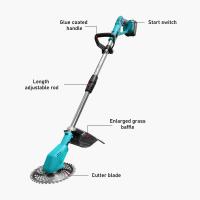 China 21V Brushless Grass Cutter and Trimmer — Battery Grass Cutters and Trimmers with Electric Garden Grass Trimmer 3-in-1 Blade System for sale