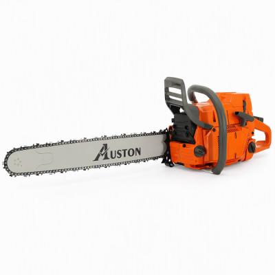 China 372 Gasoline Chainsaw for Forestry, Farm and Orchard Wood Cutting with Durable Heavy-Duty Cutting Performance for sale