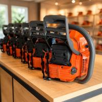 China 372 Gasoline Chainsaw for Forestry, Farm and Orchard Wood Cutting with Durable Heavy-Duty Cutting Performance for sale