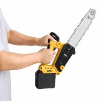 China 42V Brushless 12-Inch Cordless Chainsaw (2400W, 18m/s), High-Power Handheld Electric Top-Handle Chain Saw Compatible with Makita Battery for sale