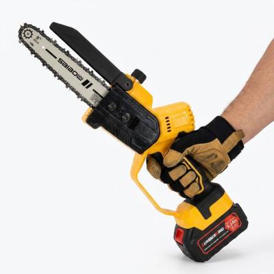 China 21V Brushless 8-Inch Cordless Mini Chainsaw (500W, 11m/s), 1.31kg Lightweight Handheld Electric Pruning Saw Compatible with Makita 18V/21V Battery for sale