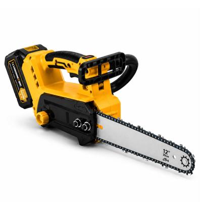 China 21V 12-Inch Brushless Top-Handle Chainsaw (1900W / 6800 RPM), 1.93kg Ultra-Lightweight Compact Arborist Pruning Saw with 2 Batteries (Makita Interface) for sale