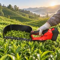 China 21V Brushless Electric Tea Picking Machine, Handheld Cordless Tea Leaf Harvester & Plucker with SK5 Alloy Blades (Makita Battery Compatible) for sale