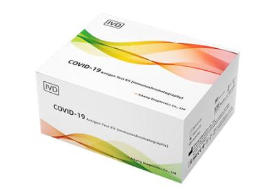 China COVID-19 Antigen Rapid Test Kit Nasal Swab 1 Test 25 Tests 15-20 Minutes for sale