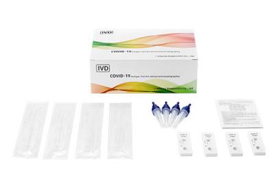 China COVID-19 Antigen Rapid Test Kit Nasal Swab 15-20 Minutes Colloidal Gold IVD for sale