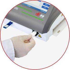 China Whole Blood Fluorescence Immunoassay Analyzer Serum Plasma for sale