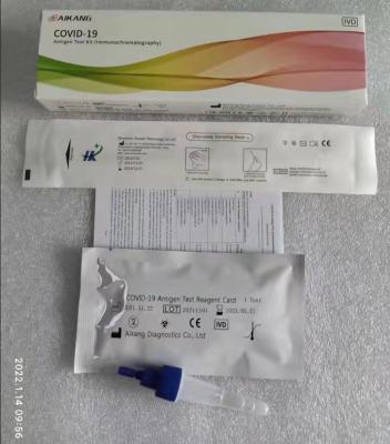 China COVID-19 Nasal Antigen Rapid Test Kit 4-30°C Storage Colloidal Gold for sale