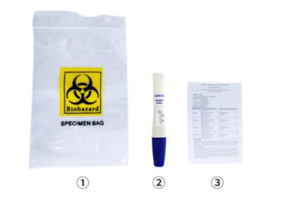 China IVD Colloidal Gold COVID-19 Antigen Rapid Test Kit Saliva 15-20 Minutes Results for sale