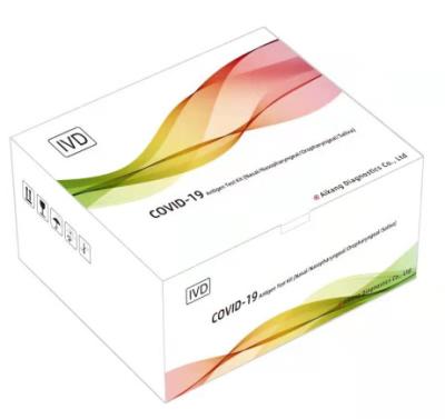 China Oropharyngeal Nasopharyngeal Test Kit 1 Test/Kit  25 Test/Kit for sale