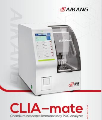 China CLIA Mate Chemiluminescence Immunoassay POC Analyzer 30 T/H Food Safety for sale