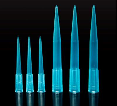 China Blue Standard Pipette Tips 1000μL 200μL Filter Sterile Non-Sterile Lab Consumables for sale