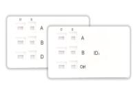 China ABO Solid Phase Method Antigen Test Blood Grouping Gel Card ABO RhD Forward 10μL 1 Minute for sale