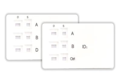 China ABO Solid Phase Method Antigen Test Blood Grouping Gel Card ABO RhD Forward 10μL 1 Minute for sale