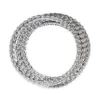 China Hot Dipped Galvanized Razor Barbed Wire BTO-25 Galvanized Razor Blade Barbed Wire For Security for sale