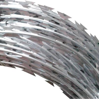 China Factory direct selling barbed wire fence anti-theft barbed anti climbing barbed stainless steel razor barbed wire mesh for sale
