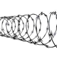 China Various Good Quality  Coating Hot Dipped Galvanized Cbt-65 Iron Wire Material Barbed Razor Wire for sale