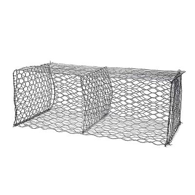 China Professional Manufacture Promotion Price Easy Installation Galvanized Gabion Cages Hexagonal Wire Mesh Woven Gabion Box for sale