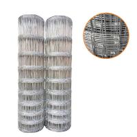 China Galvanized Fixed Knot Field Fence Metal Iron White Garden Fence Aluminum Fence Low Carbon Steel Wire Main Iron Gate Designs for sale
