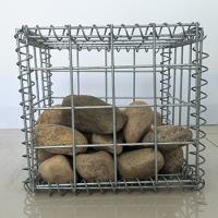 China 2x1x1m Welded Gabion Basket Hot Dipped Galvanized Gabion Boxes Wire Mesh Fence Gabion Wall Cage Factory for sale