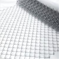 China Low Price Guaranteed Quality Wholesale High Quality Square Post Hot Dipped  Chain Link Fence for sale
