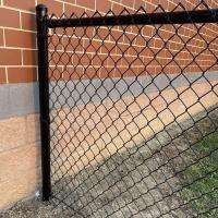 China High Quality Square Post Chain Link Wire Mesh Fence For Sale Factory for sale