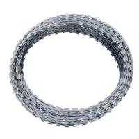 China Rope Mesh Galvanized Steel Wire Anti Climb Razor Barbed Wire Concertina Double Strand for sale