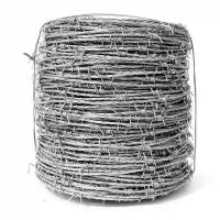 China Factory Price 2.5mm Anti-climb Galvanized Barbed Wire Farm Outdoor Twisted Iron Barbed Wire For Sale for sale