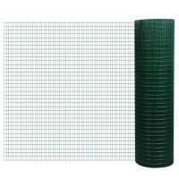 China 12 Gauge Vinyl Coated Welded Wire Fencing with Galvanized Steel Wire 3.7-50m Length for sale
