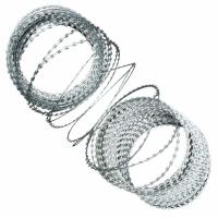 China Hot Selling Cheap Custom 65 Anti Climbing Razor Barbed Wire Galvanized Concertina Wire With Pallet For Security for sale