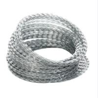 China China Anping Factory Price GI Razor Wire Barrier Concertina Barbed Wire Rolls Used For Airport Security for sale