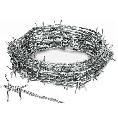 China Special Design Widely Used Electro Galvanized Barbed Wire 50 KG Per Roll GI Barbed Wire Bunnings For Protection for sale