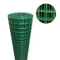 China Long Lasting PVC Coated Iron Welded Wire Mesh For Rabbit Chicken Cage 3' 4' 16 Gauge for sale