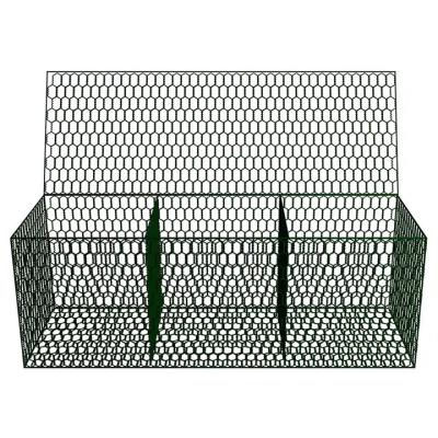 China High Grade New Design Woven Hexagonal Galvanized 4 X 1 X 1 Stone Basket Gabion Box For Wire Fencing for sale