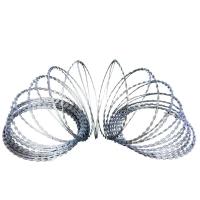 China 2.5mm Diameter CBT-65 BTO-22 Stainless Steel Razor Barbed Wire for Airport Security for sale