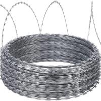 China Electric / Hot Dipped Galvanized Razor Barbed Wire Bulk Concertina Wire Mesh Material for sale