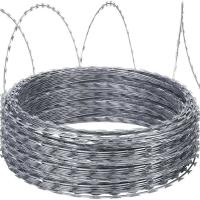 China 2023 Electric / Hot Dipped Galvanized Razor Barbed Wire Bulk Concertina Wire Mesh for sale