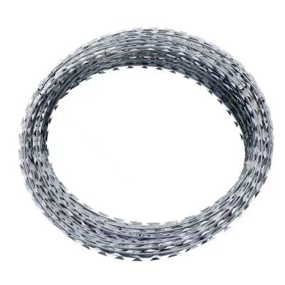 China Latest Design Superior Quality 2023 Hot Selling Electric / Hot Dipped Galvanized Razor Barbed Wire Bulk Concertina Wire Mesh Pri for sale