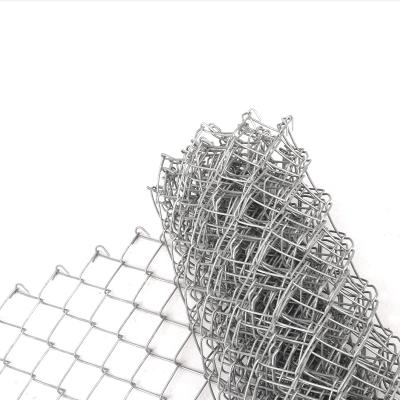 China Metal Frame Yellow Chain Link Fence Panels for Supply Chain in 9 Gauge Galvanized for sale