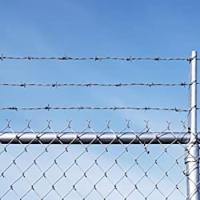 China Promotional Various Durable Using 4 point 2 wire 50 feet barbed wire for security use for sale