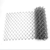 China Black Pvc Coated Vinyl Chain Link Fabric Farm Yard Fence Galvanized Chain Link Fence for sale