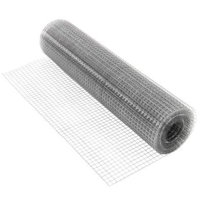 China Welded Wire Mesh Roll 2X2 Galvanized Welded Wire Mesh with and Hole shape Square Hole for sale