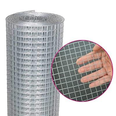 China 3' 4' 16 Gauge Coated Iron Welded Wire Mesh For Rabbit Chicken Cage And Tree Protection for sale
