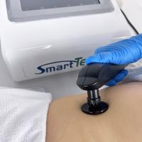 China RF Tecar Physiotherapy Machine 448KHz 350W for Back Knee Pain Relief Diathermy RET CET Tripolar for sale