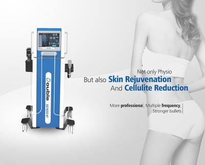 China Dual Wave Shockwave Therapy Machine ESWT 21Hz 6Bar for Pain Relief ED Cellulite for sale