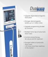 China Dual Wave Shockwave Therapy Machine 18Hz 200MJ for ED and Fat Loss for sale