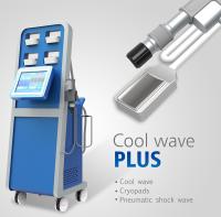 China 4 Cool Pads Cryolipolysis Fat Freezing Machine with Air Pressure Shockwave 400W Noninvasive Body Slimming for sale
